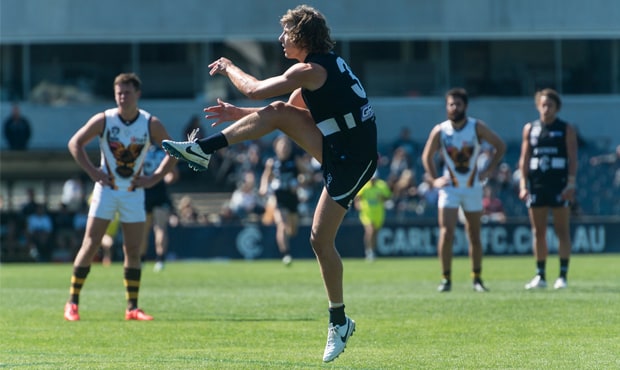 Whiley, Tutt impress in VFL practice match