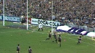 Moment 3: Wayne Harmes' tap