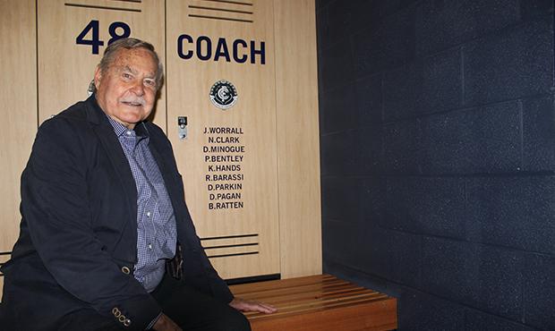Barassi back at the home of the Blues