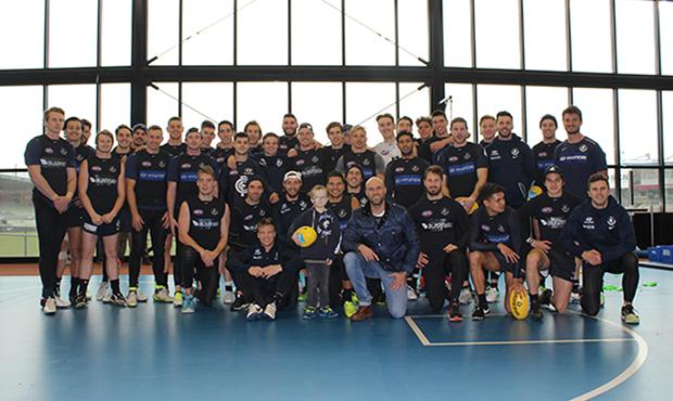 Callum meets his heroes