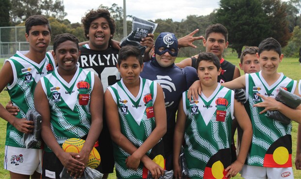 Captain Carlton meets future stars