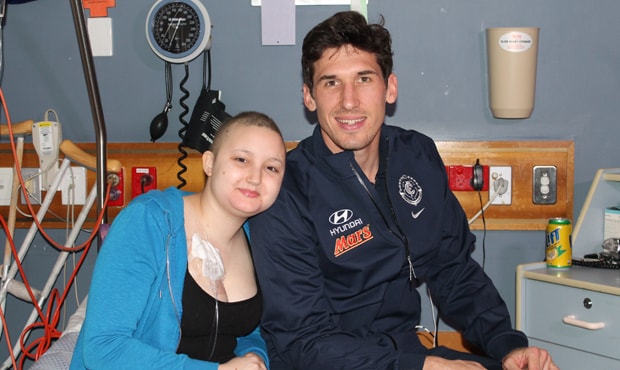 Jamison raises spirits at Peter Mac