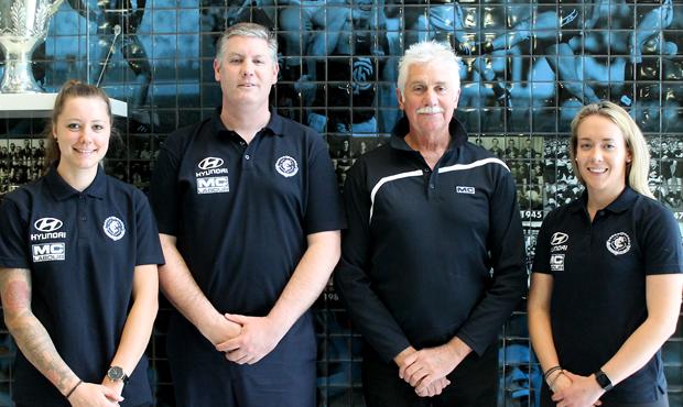 MC Labour partner with Blues' AFLW team