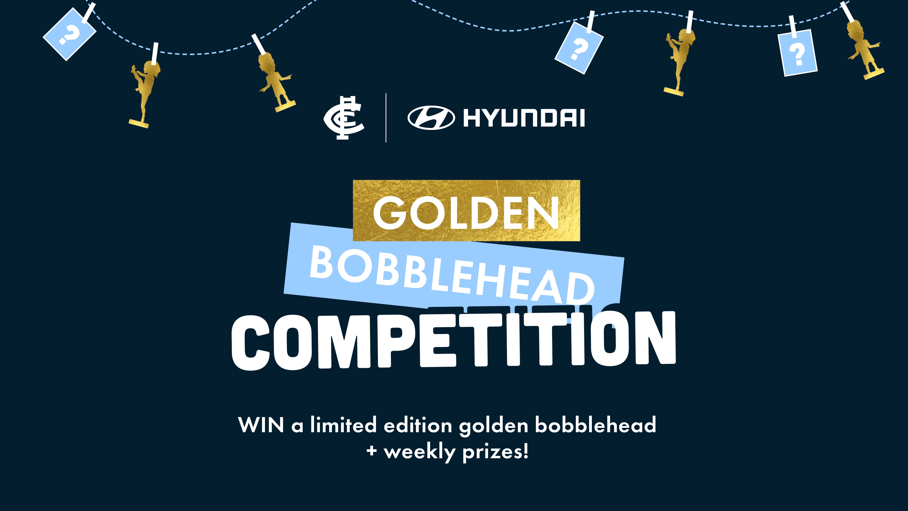 Golden bobblehead competition