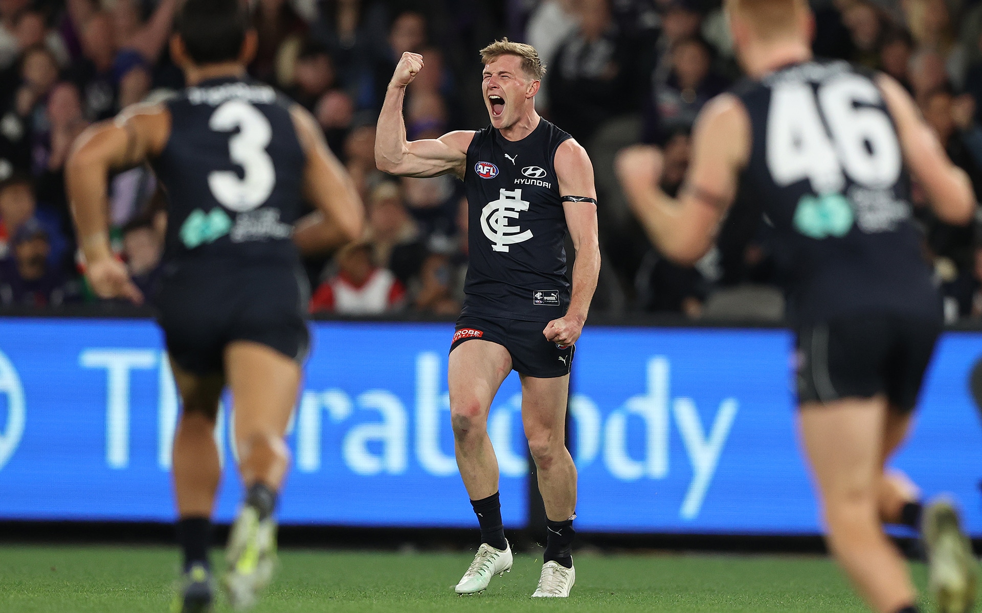 AFL match report: Carlton storms home to take big scalp