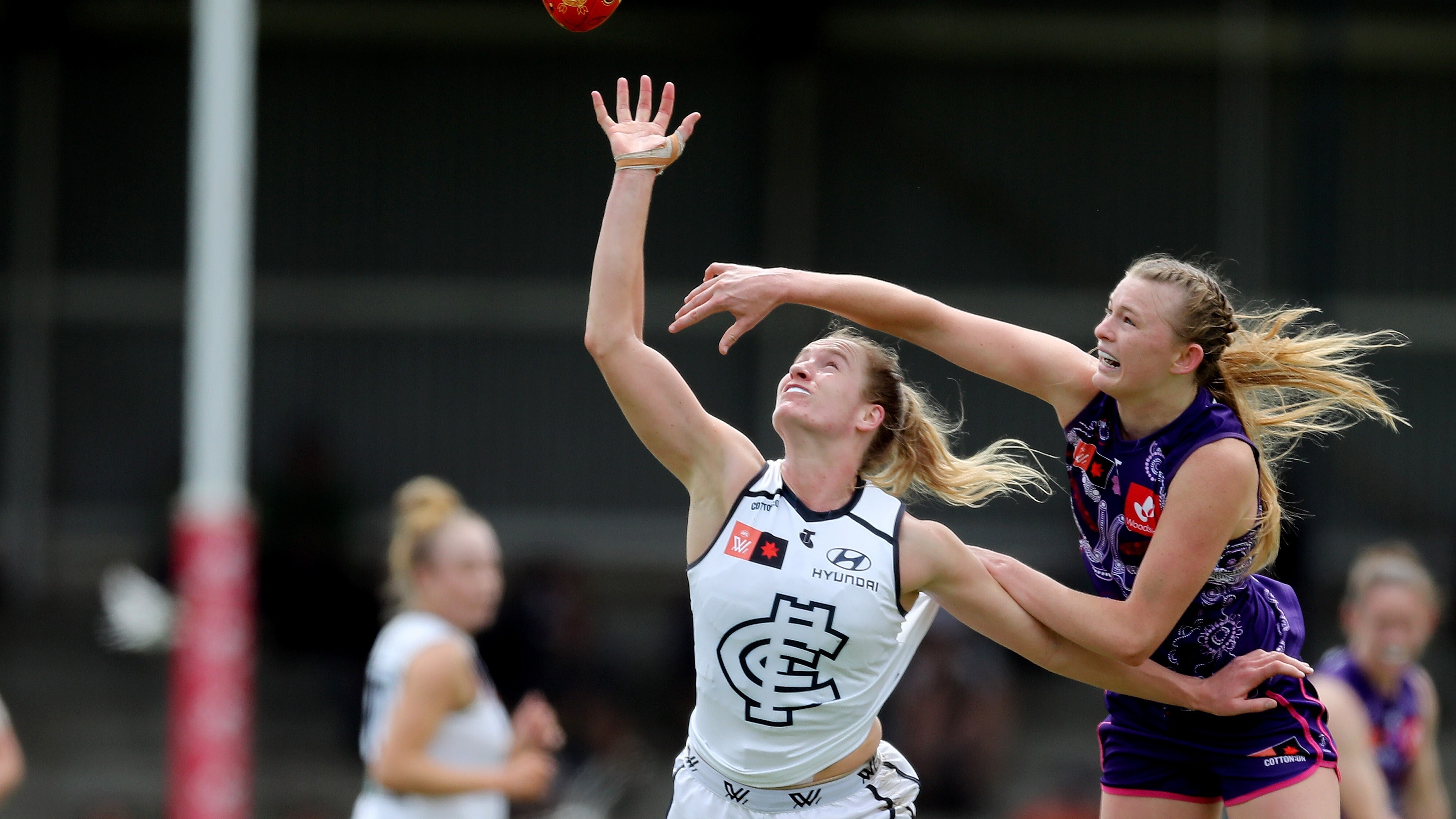 AFLW match report: Another draw as Blues fight back