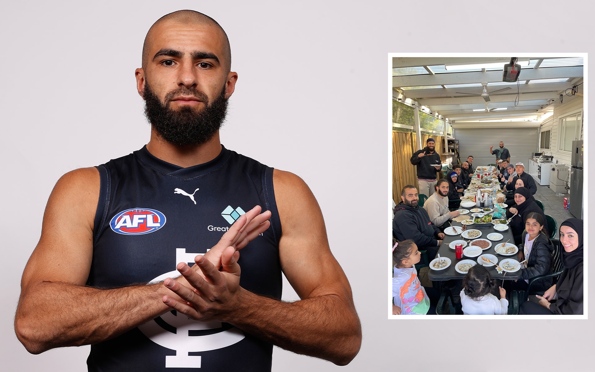 Faith, family and footy: Adam Saad, the accidental role model