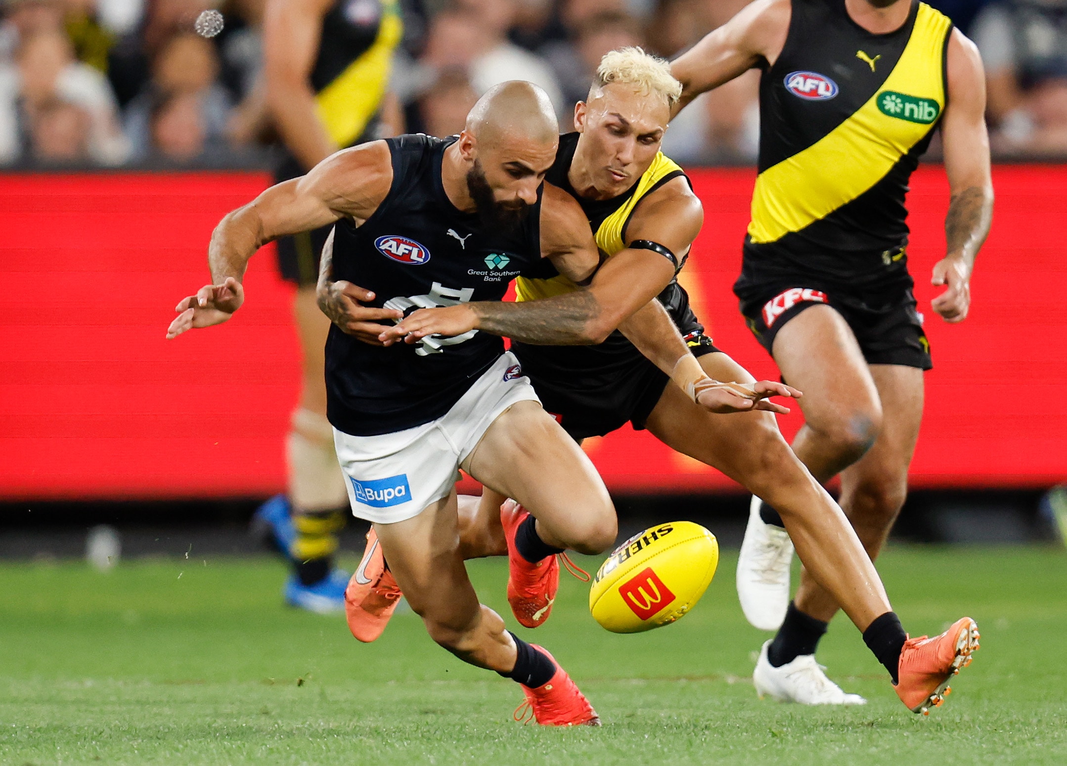 AFL match report: Tigers, Blues share spoils in dramatic draw