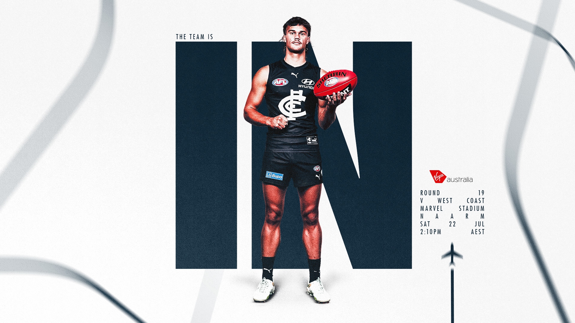 AFL team news: Cripps, Cerra to miss as Blues name inclusions