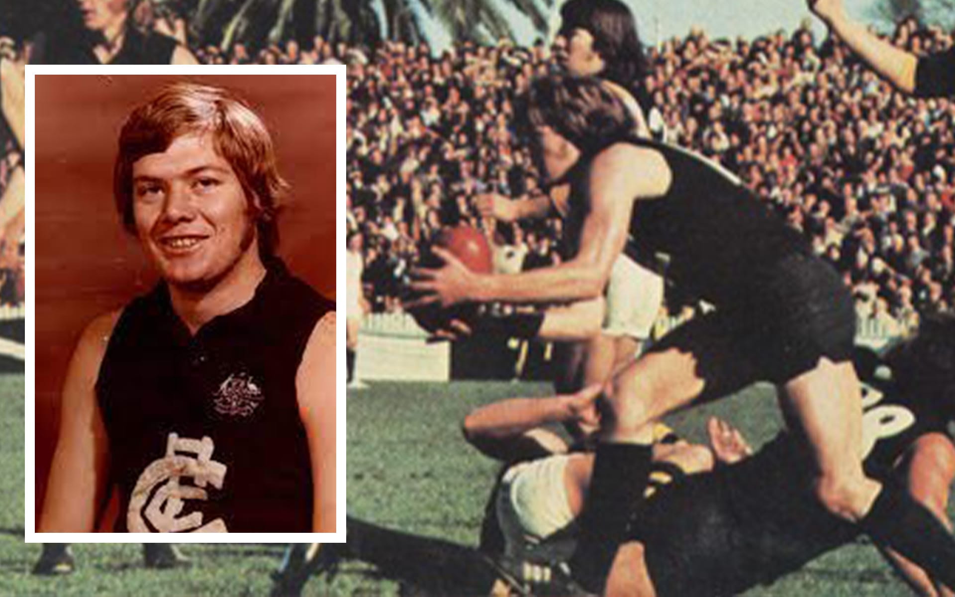Blues' Bendigo goalsneak Brian Walsh passes
