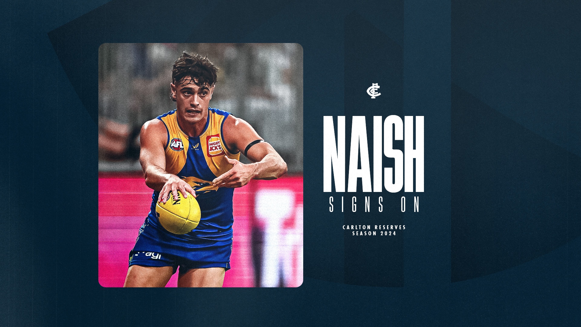 Naish commits to Carlton Reserves
