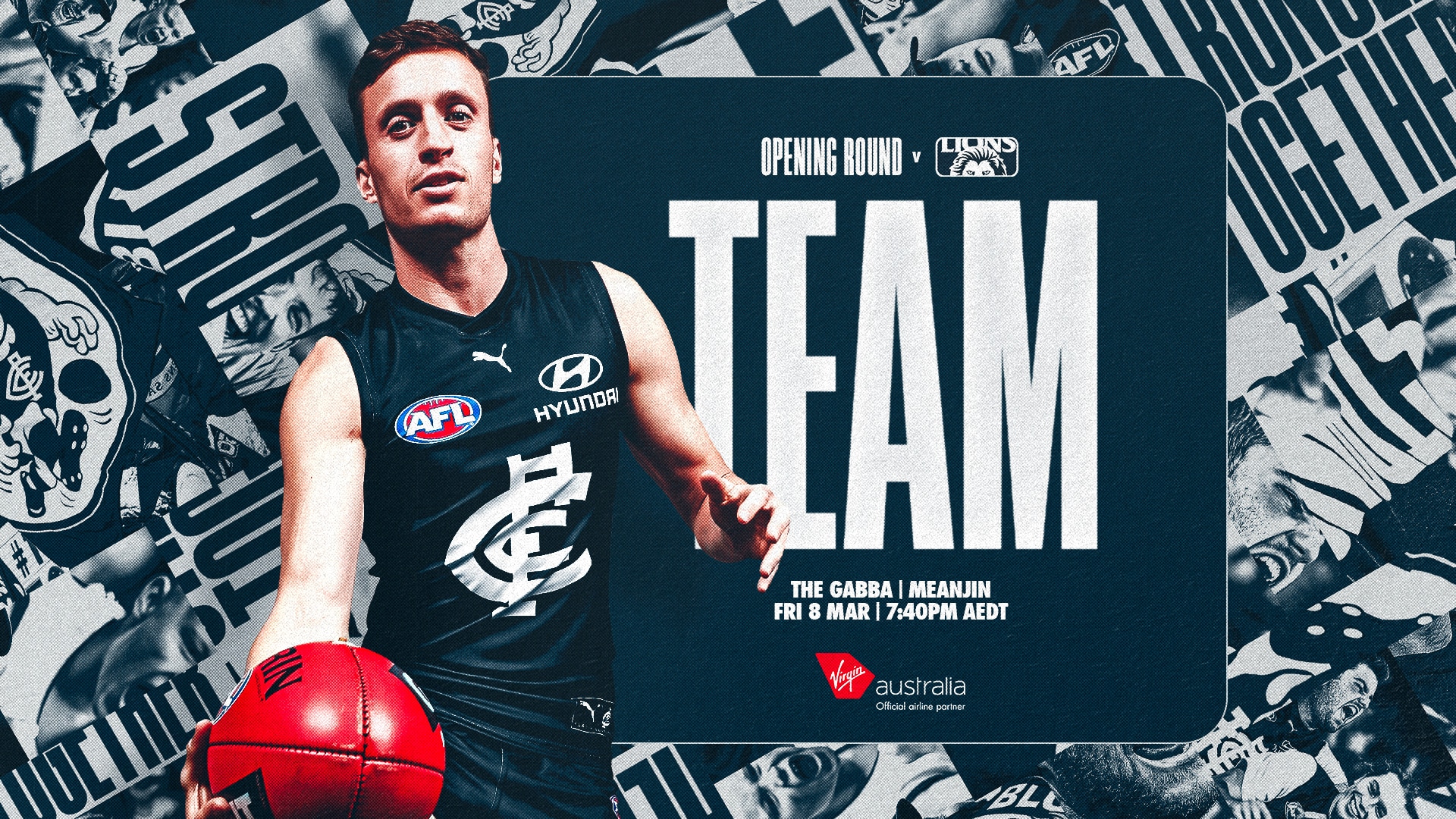 AFL team news: Carlton's first team of 2024