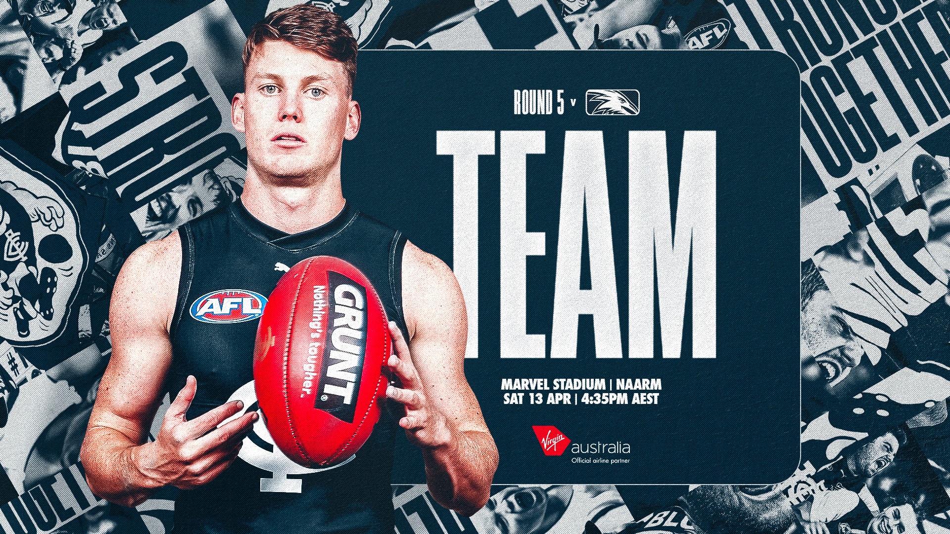 AFL team news: Walsh returns for 100th game