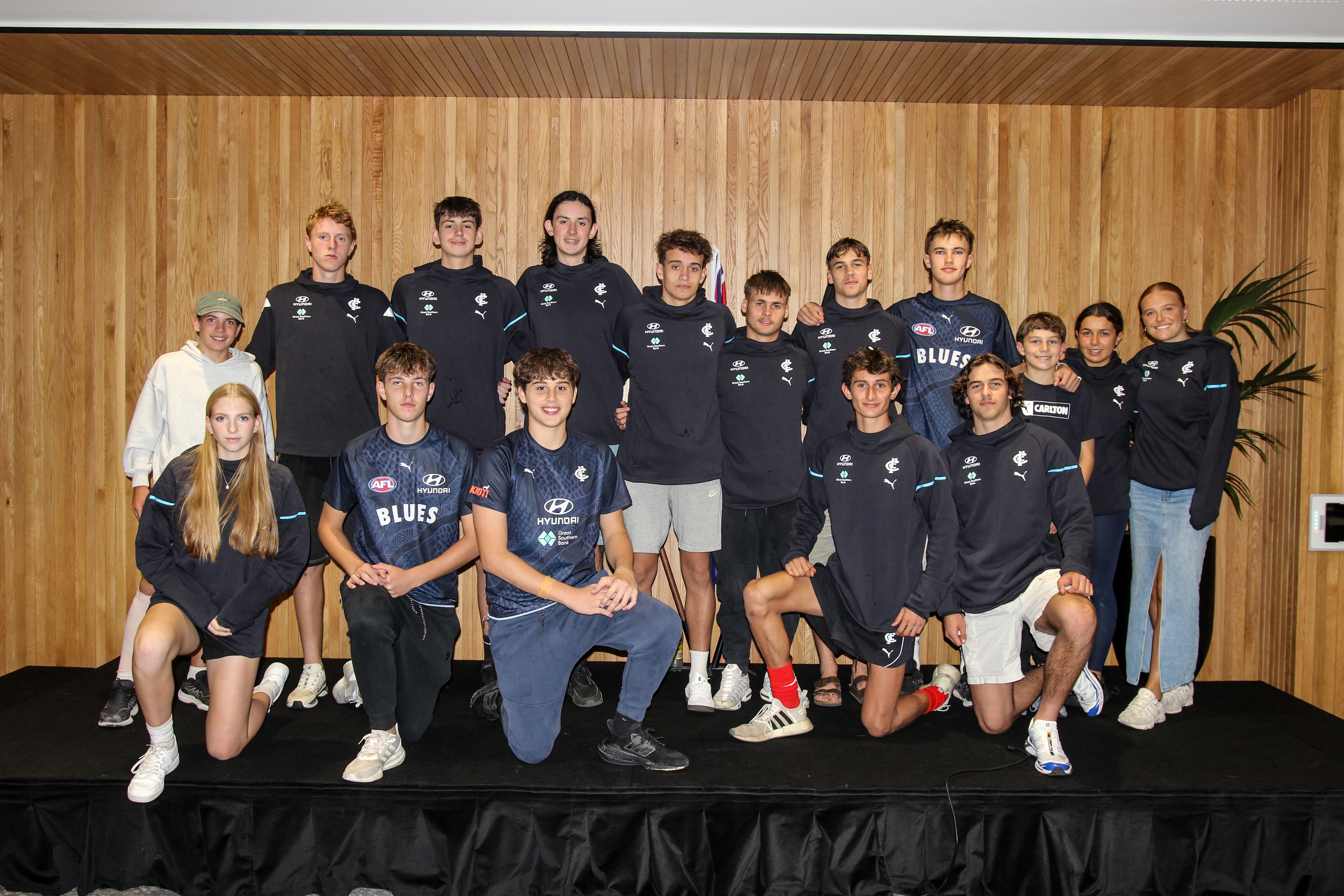 Carlton Academy camp takes over Royal Parade