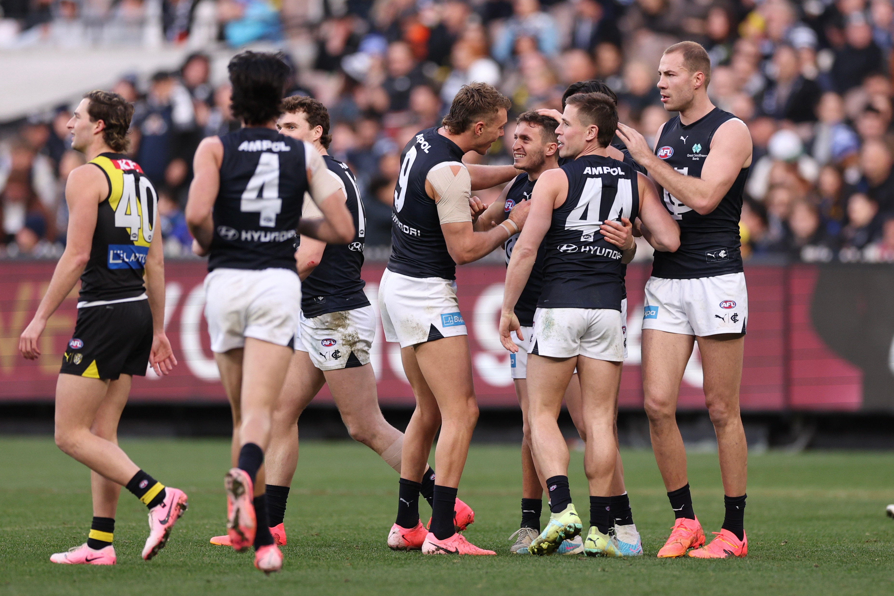 AFL match report: Brutal second half inspires Blues to win