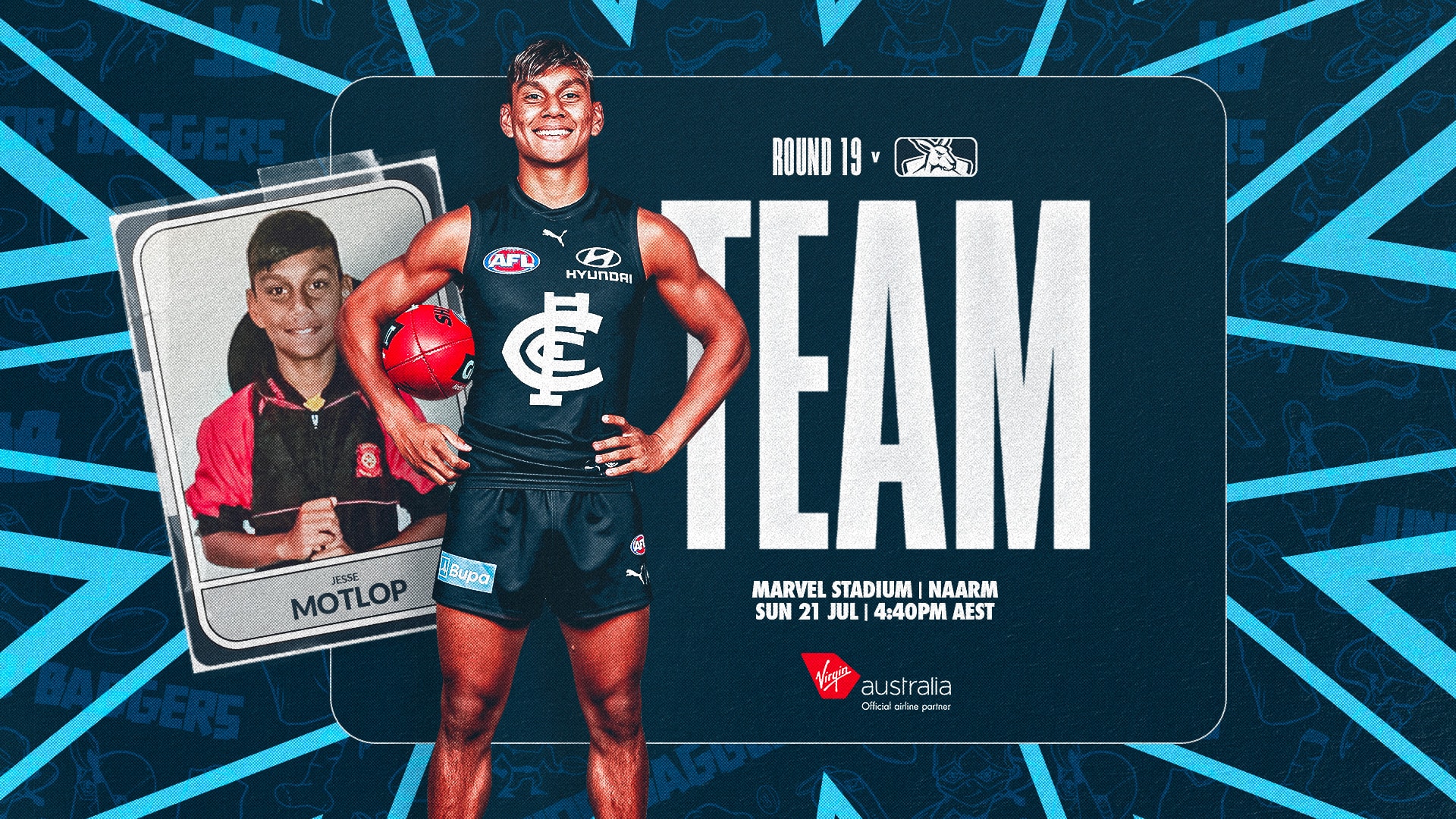 AFL team news: Blues back speed, Boyd out through injury