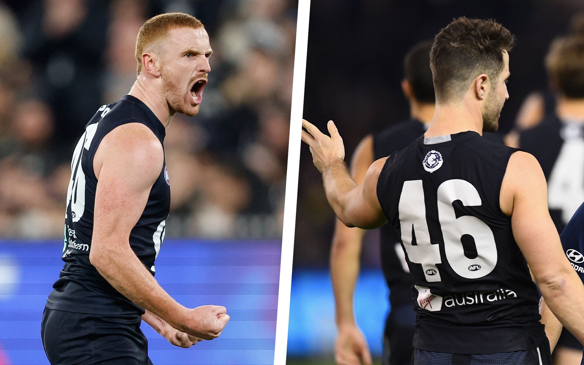 Wright commends Cottrell, Carlton's current keeper of the No.46