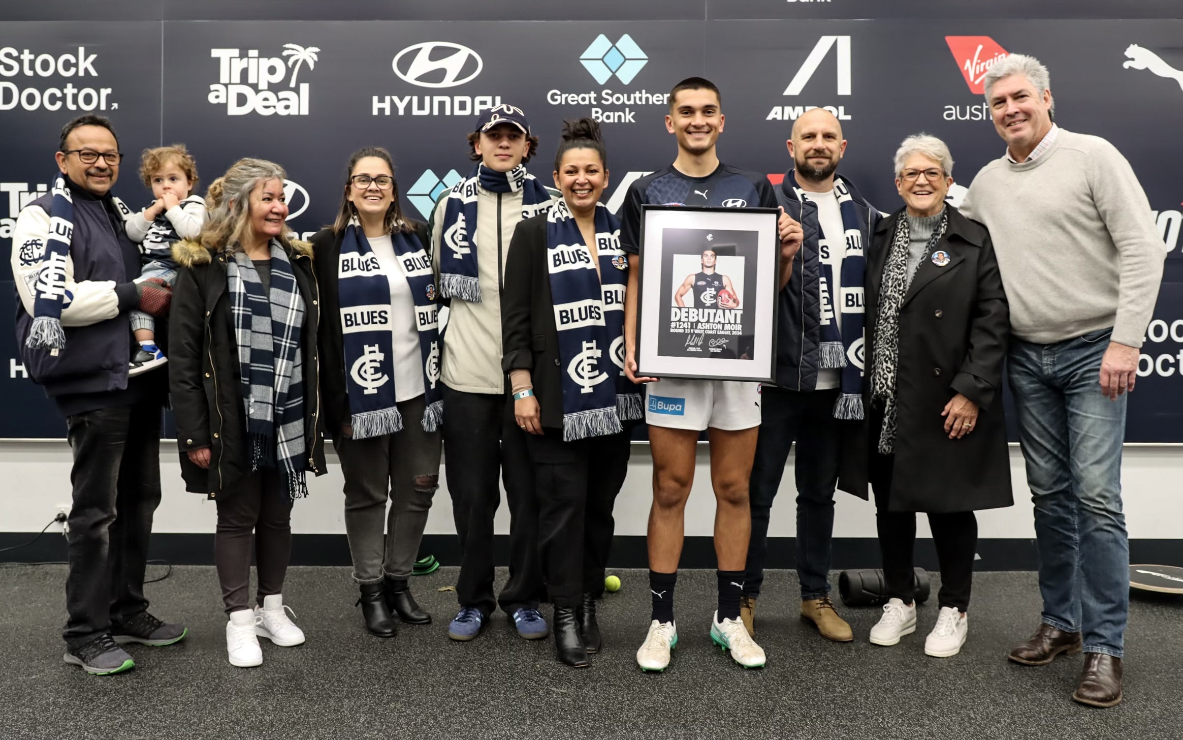 "This is what he loves doing": Mum on Moir's magic day