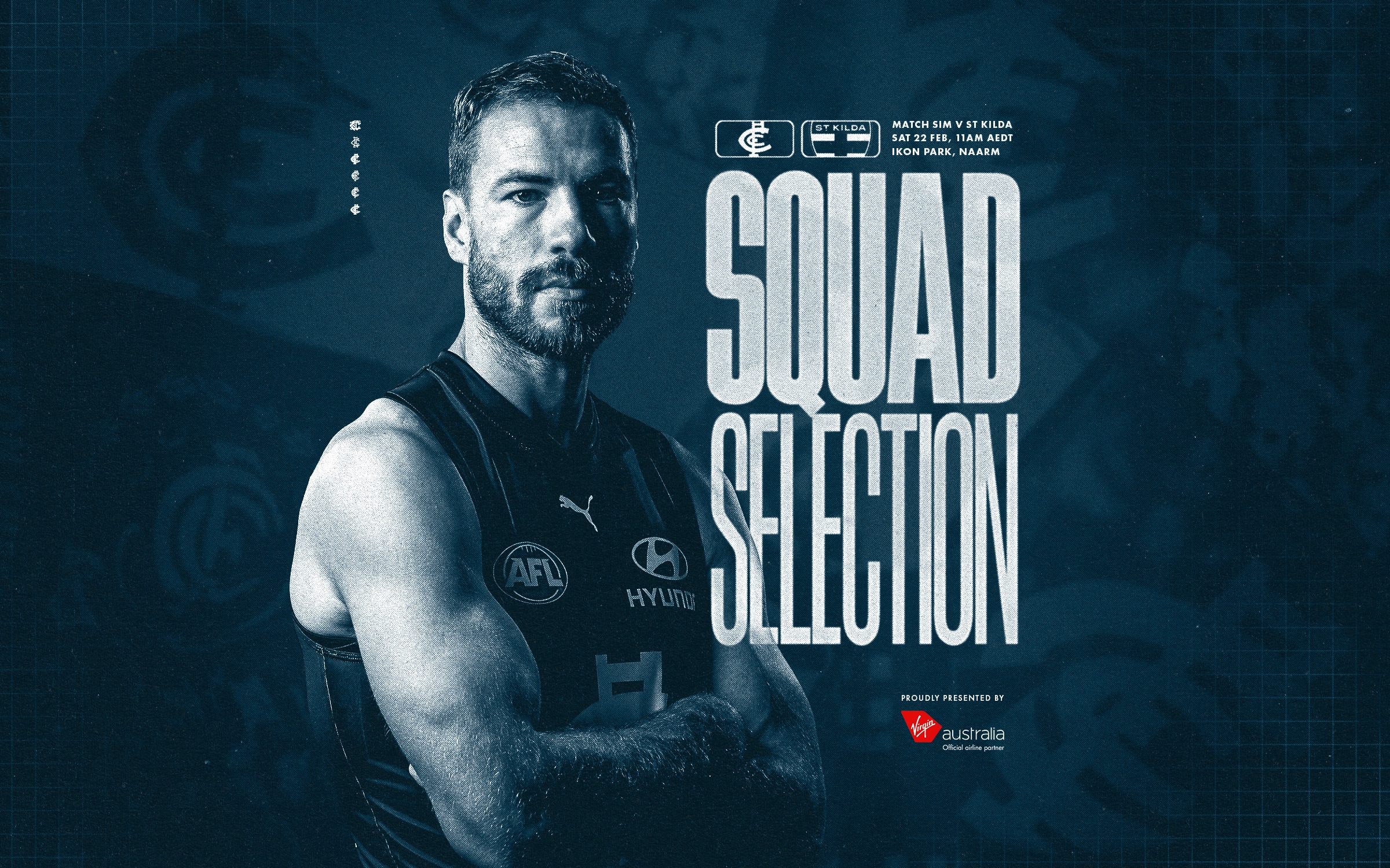 Squad selection: New-look Blues outfit for Saints match simulation