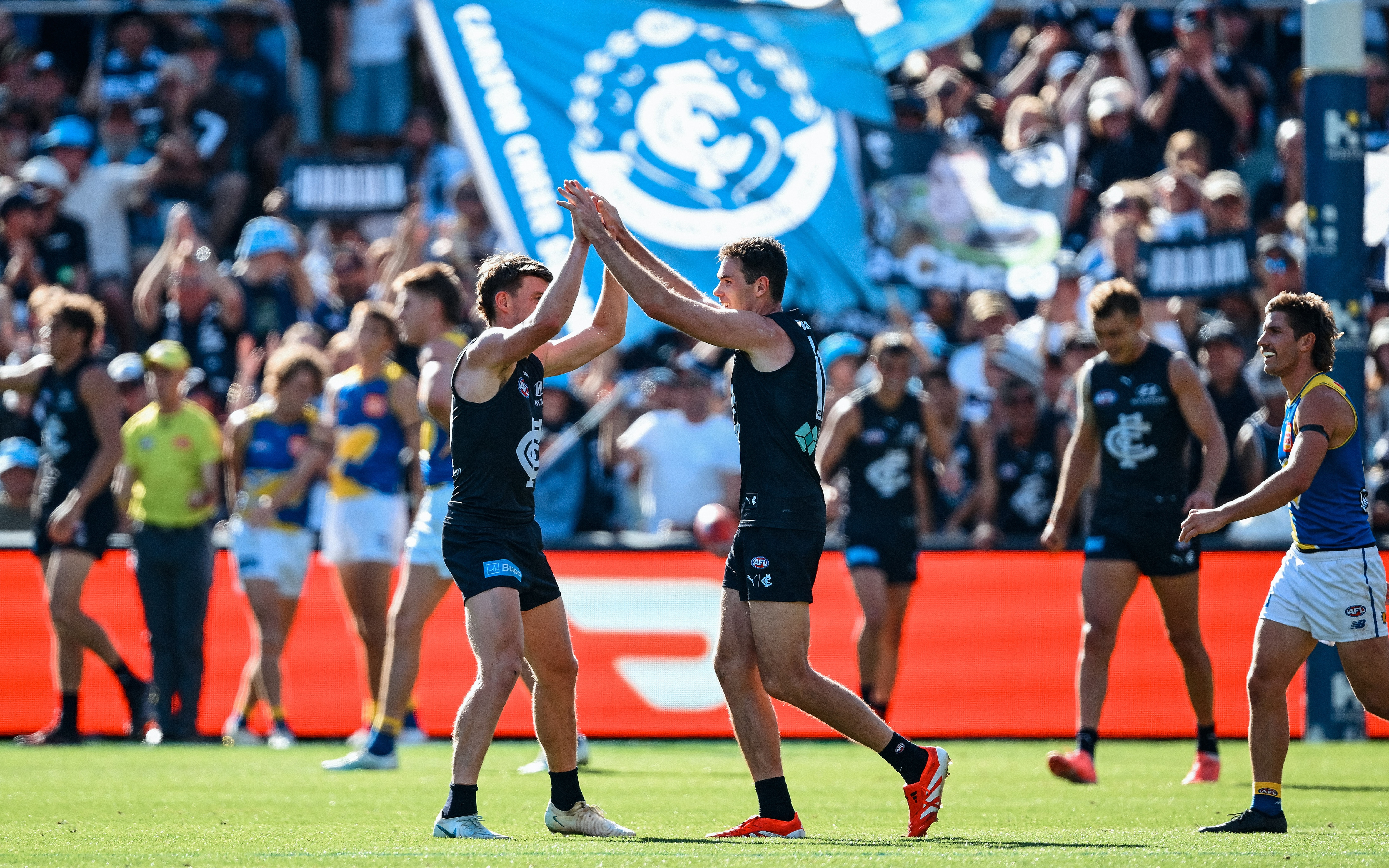 AFL match report: Carlton secures win in Gather Round