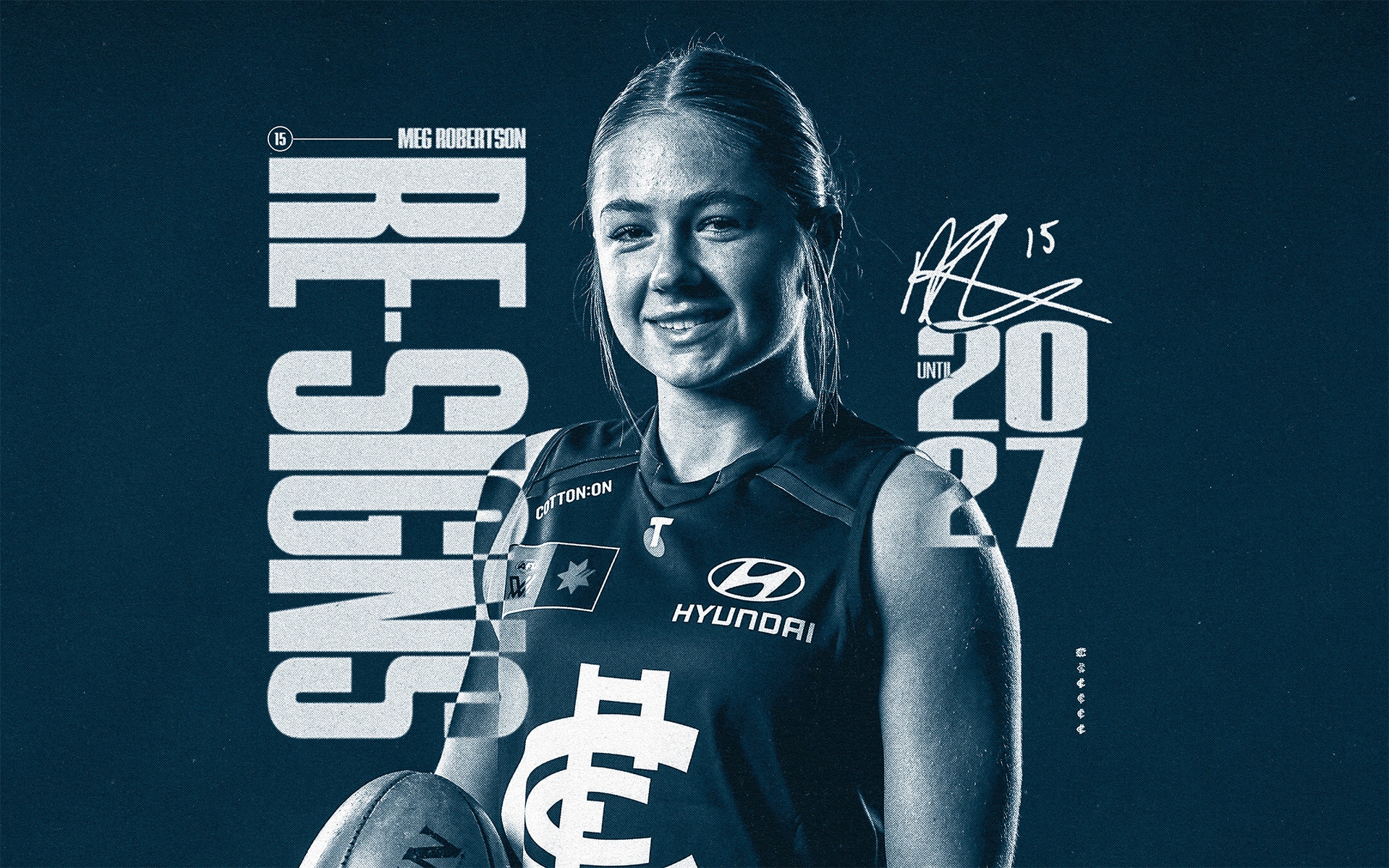 Meg Robertson extends her stay at IKON Park