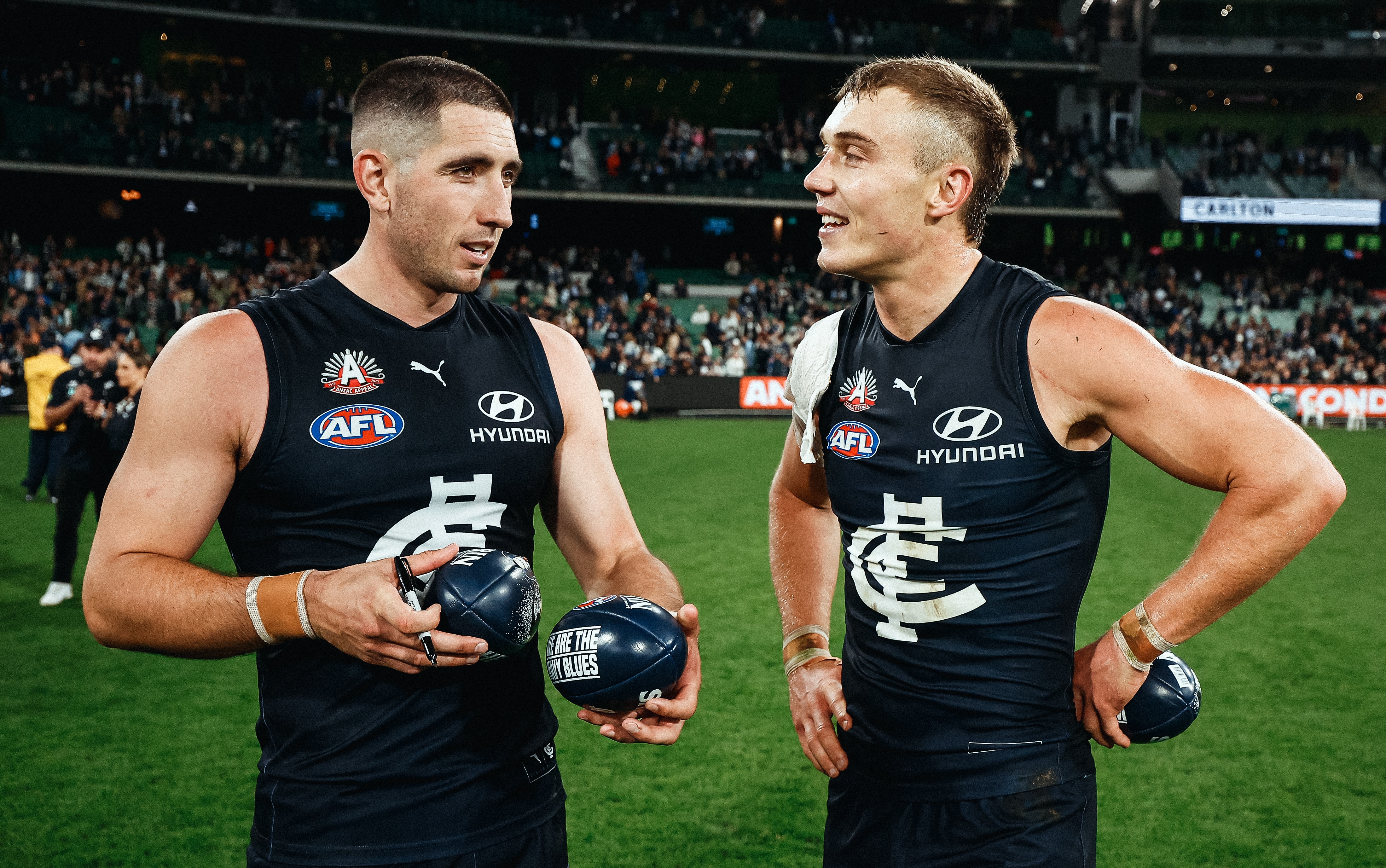 “All in”: Cripps, Weitering on 2025 and beyond