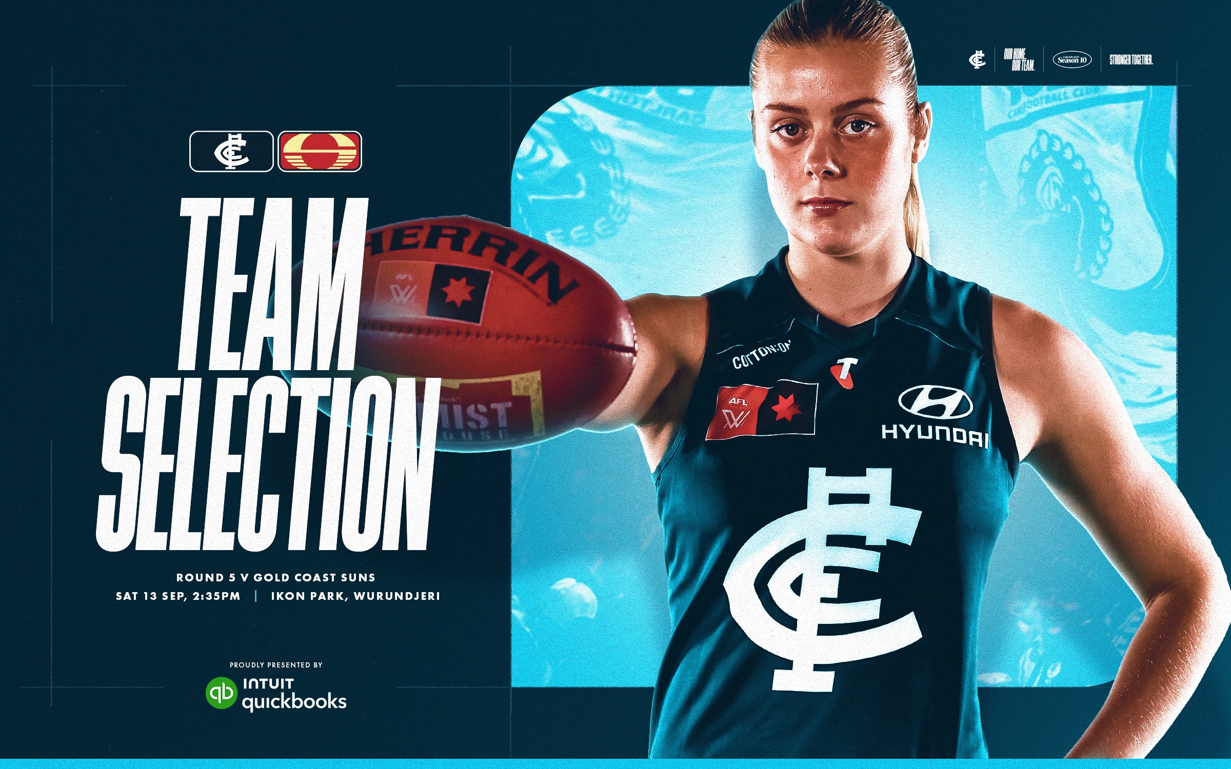 AFLW team selection: Blues confirm Round 5 side
