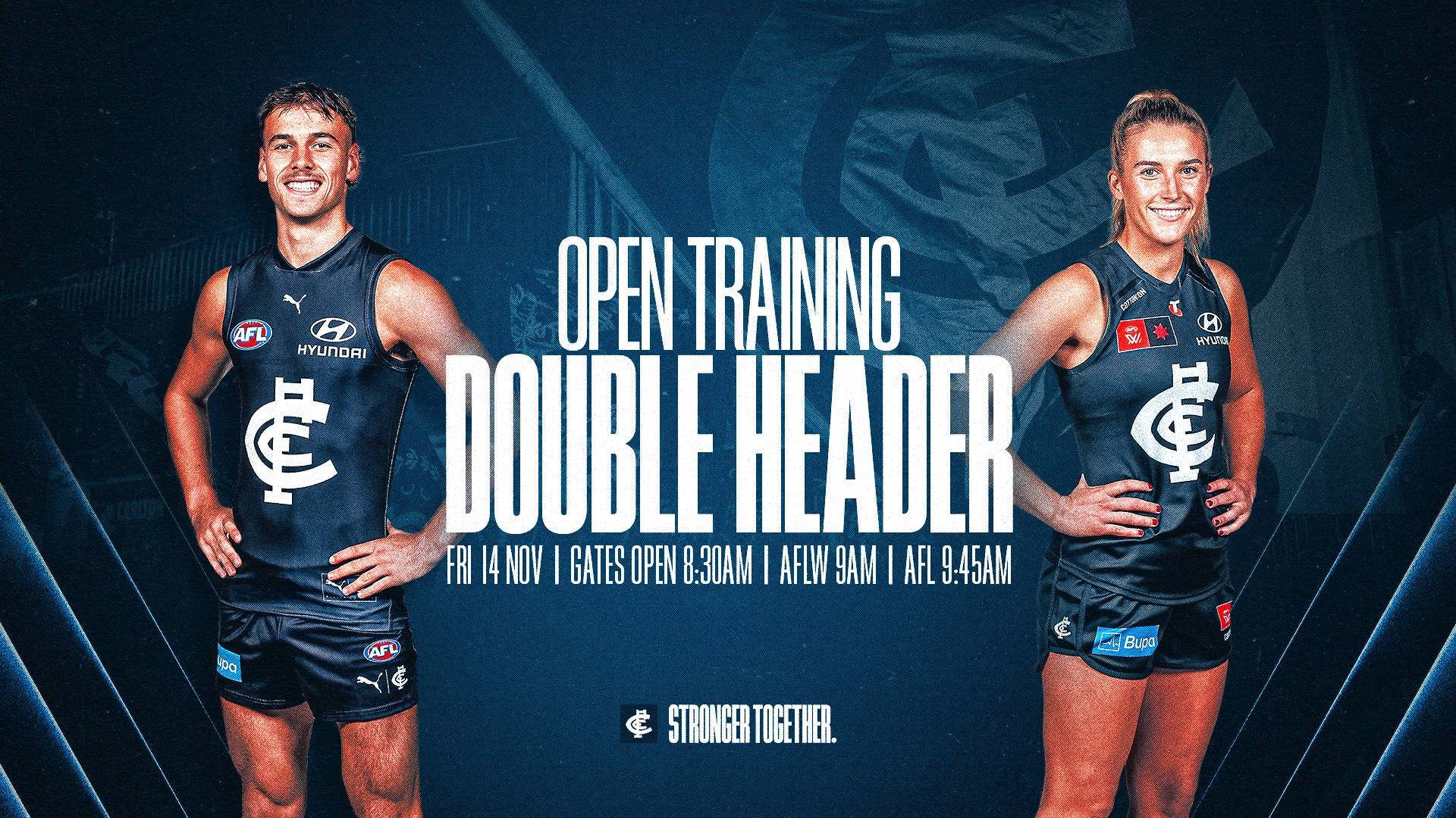Open training double header at IKON Park!