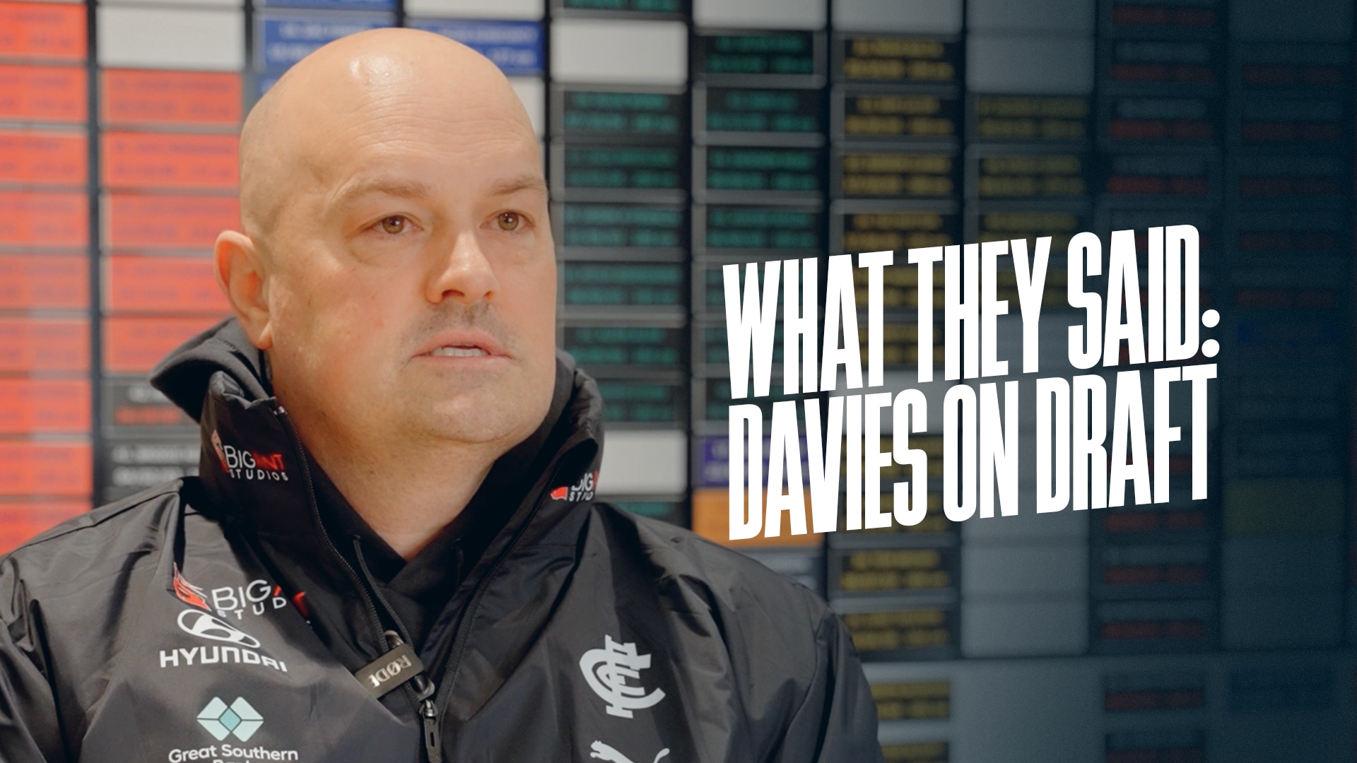 What they said: Davies on draft details, future planning