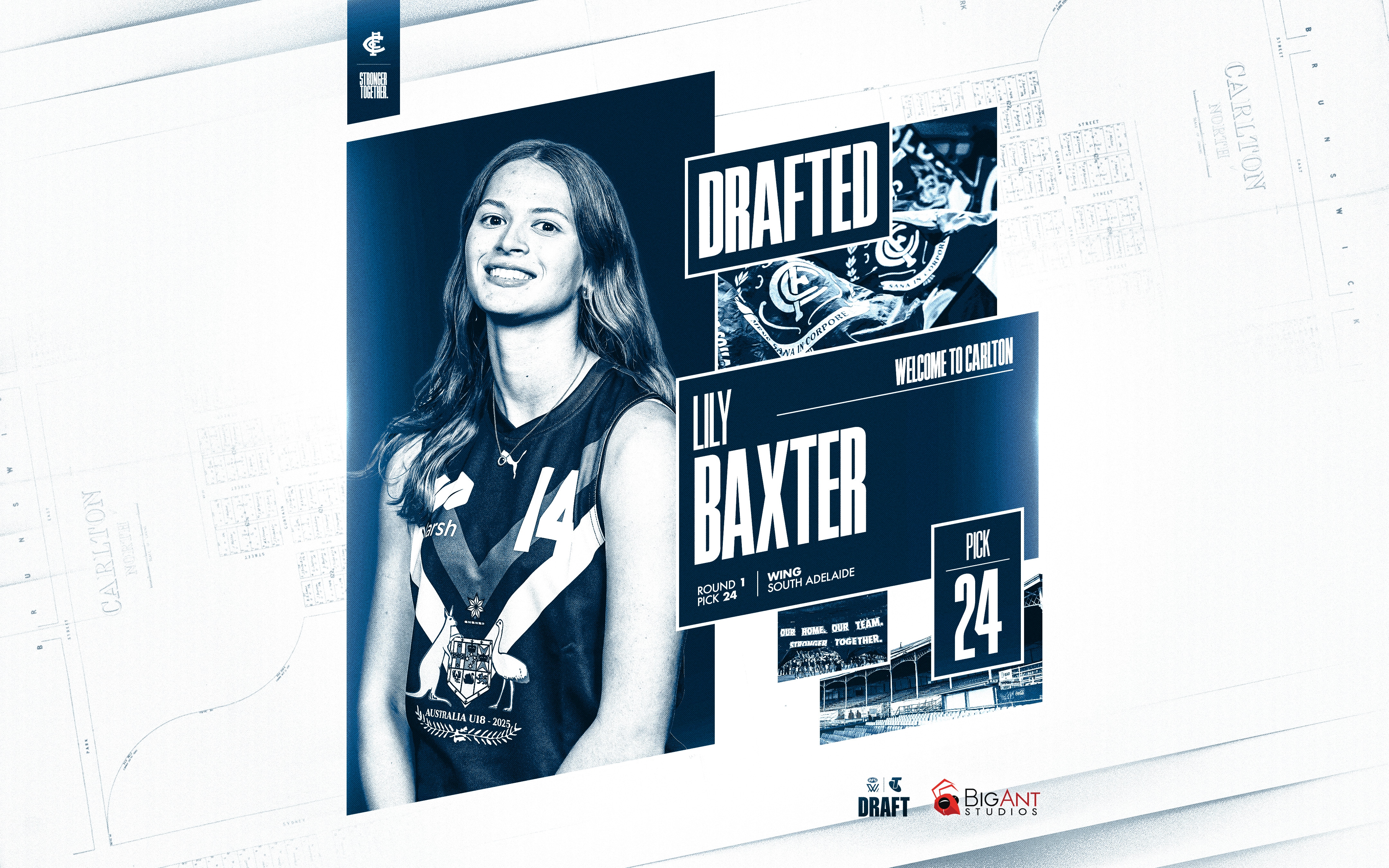 Lily Baxter becomes a Blue!
