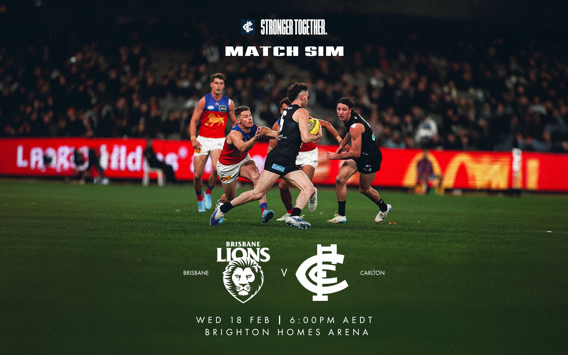 AFL match simulation news: Blues heading to Brisbane