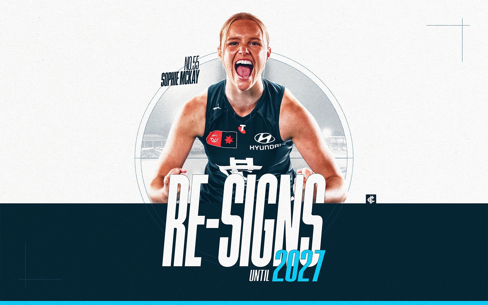 A star on the rise: Sophie McKay signs on