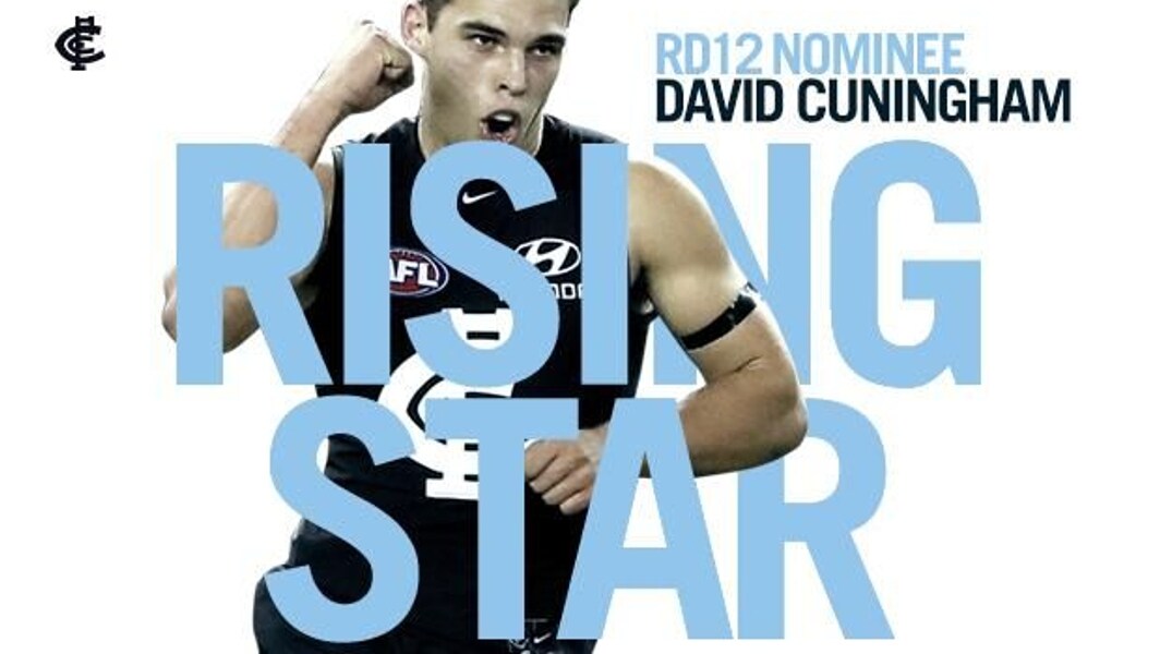 Cuningham a Rising Star nominee