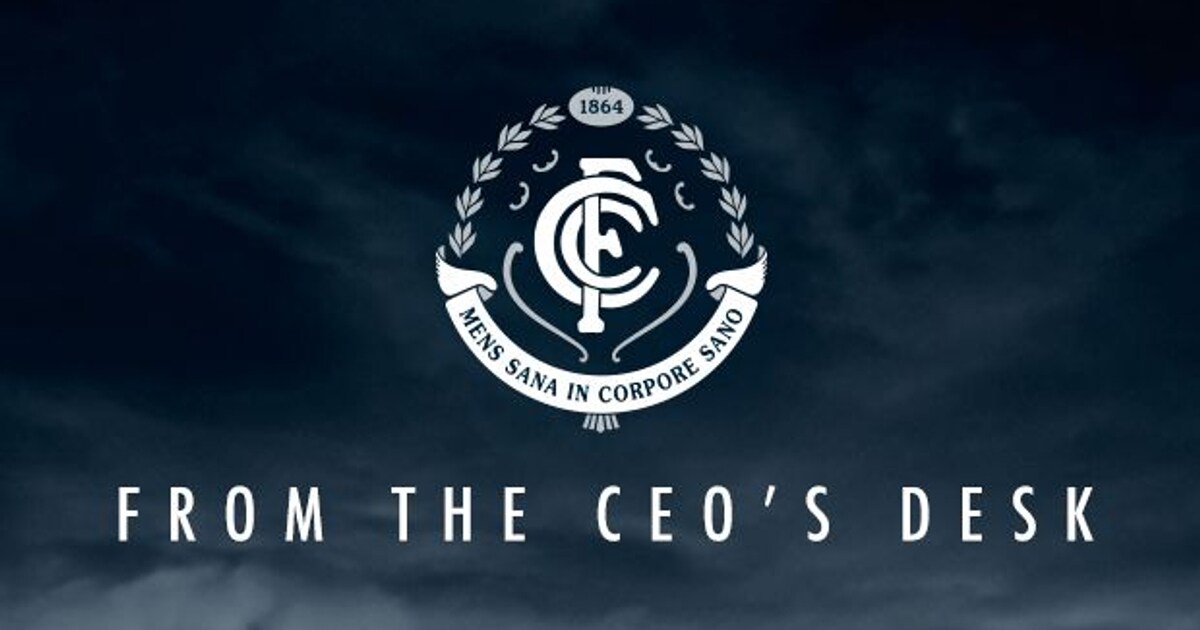 From the CEO's desk