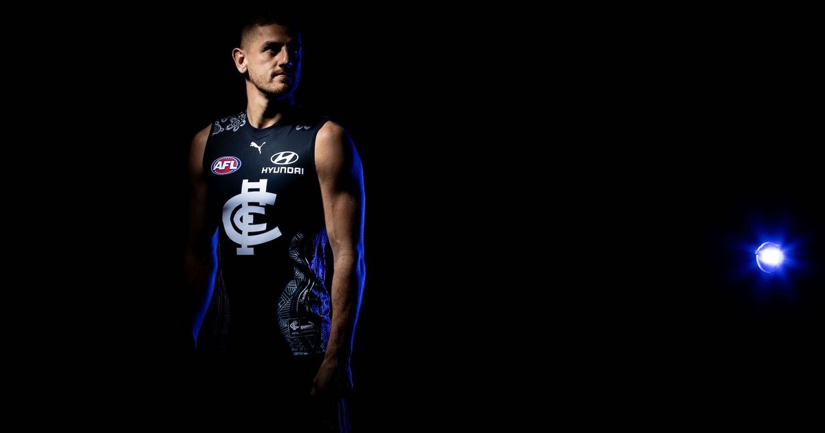 Liam Jones, a proud Indigenous man playing his heart out