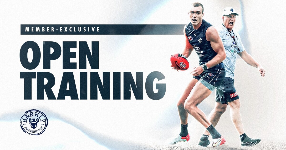 Carlton members to return to AFL training on Friday