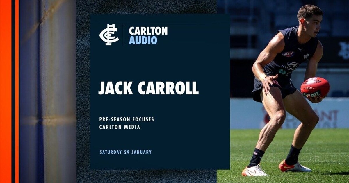 What's Jack Carroll been focusing on in pre-season?