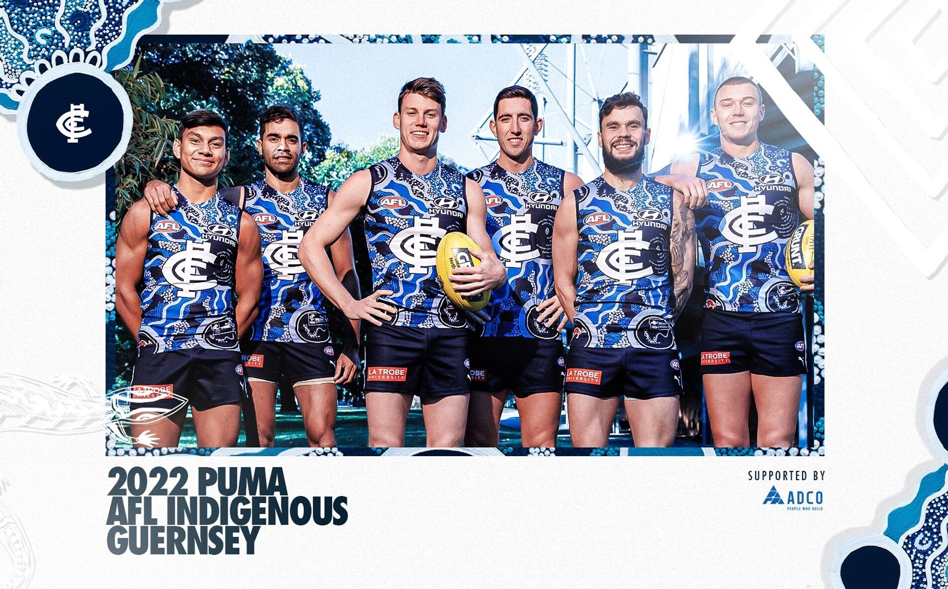 Carlton’s 2023 Indigenous Guernsey : r/AFL