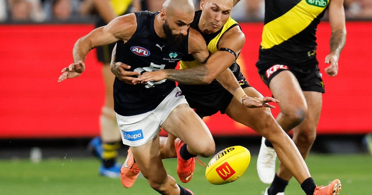 AFL match report: Tigers, Blues share spoils in dramatic draw