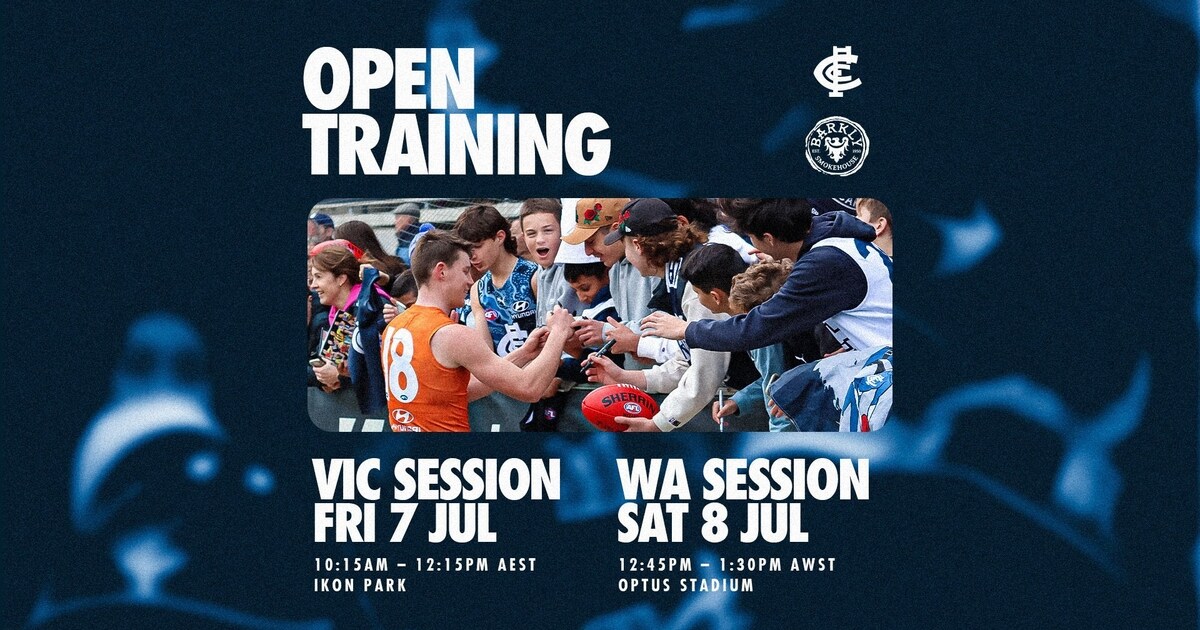 Open trainings for Victoria and Western Australia