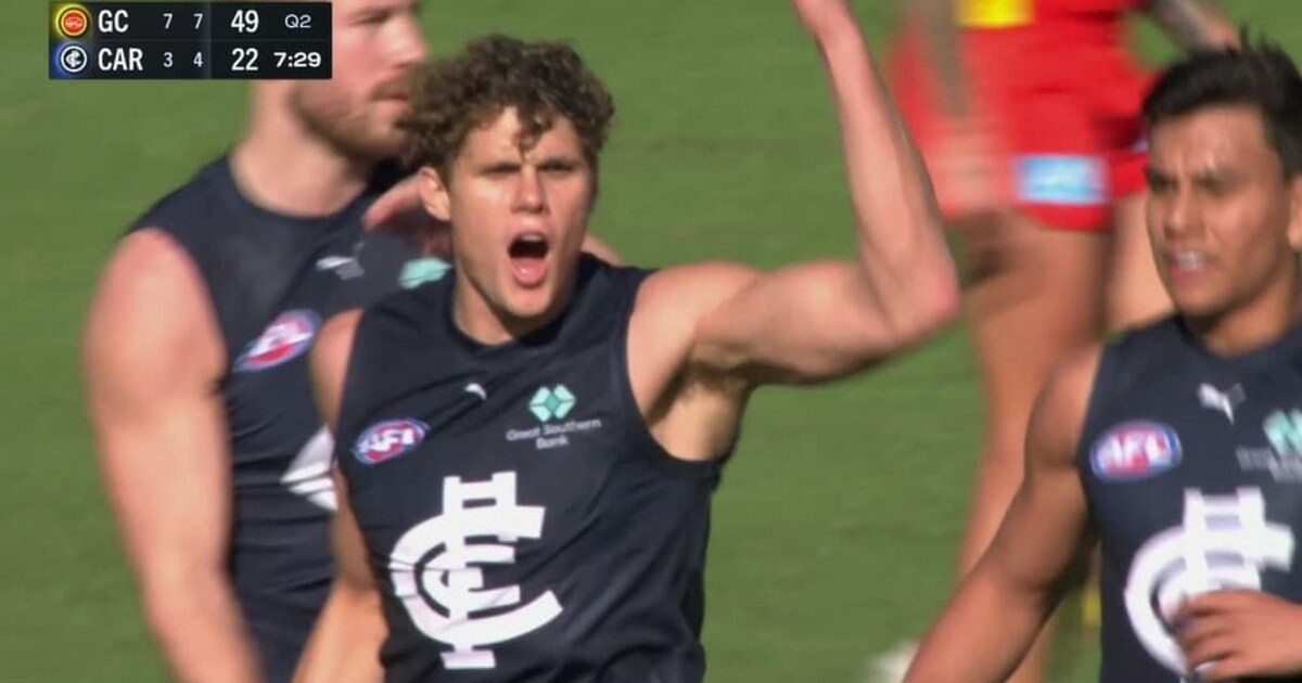 AFL R23 | Charlie flexes his muscles to lift the Blues