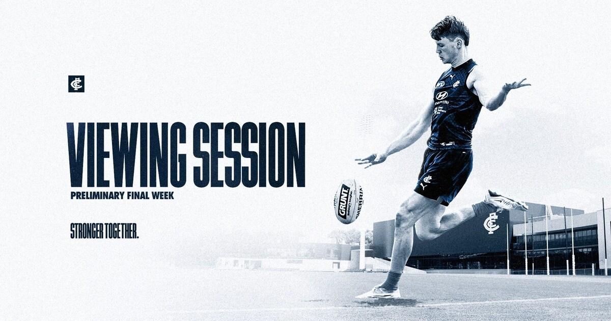 Viewing session: Preliminary final