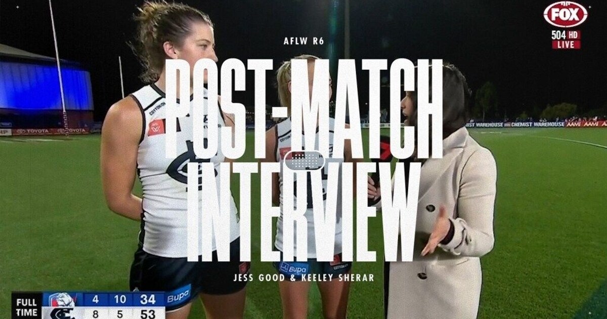 AFLW R6 | Good and Sherar react to the win