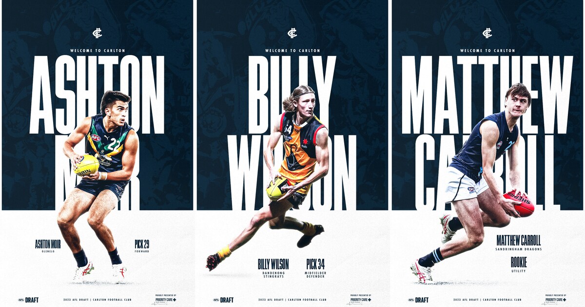 Wrap: Carlton's 2023 AFL Draft haul