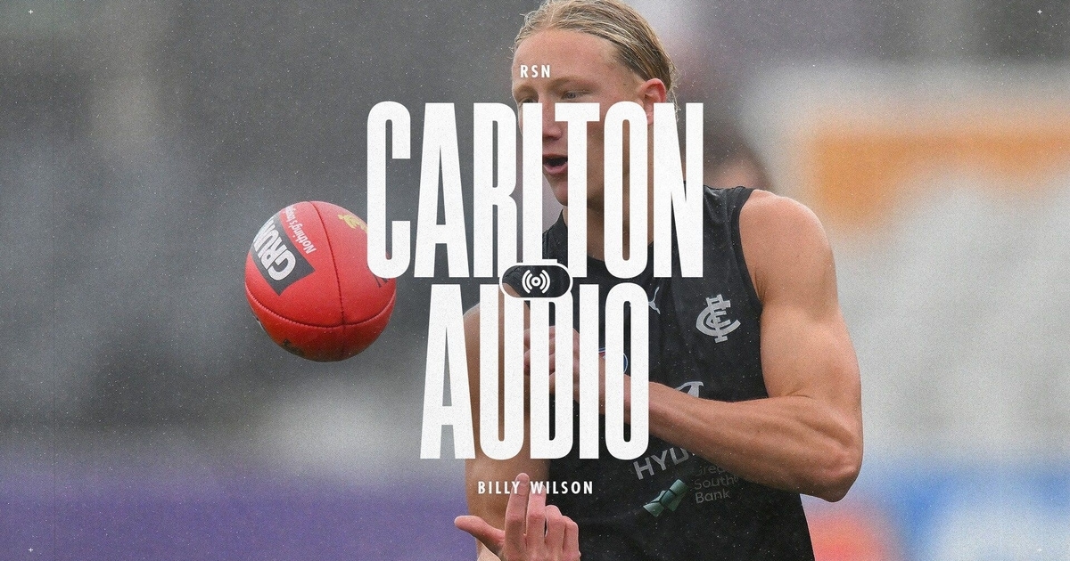 "They've been so welcoming": Wilson on his first days at Carlton