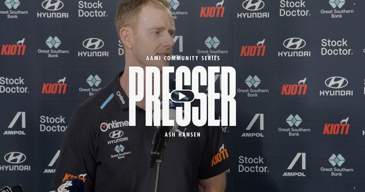AAMI Community Series | Post-match presser