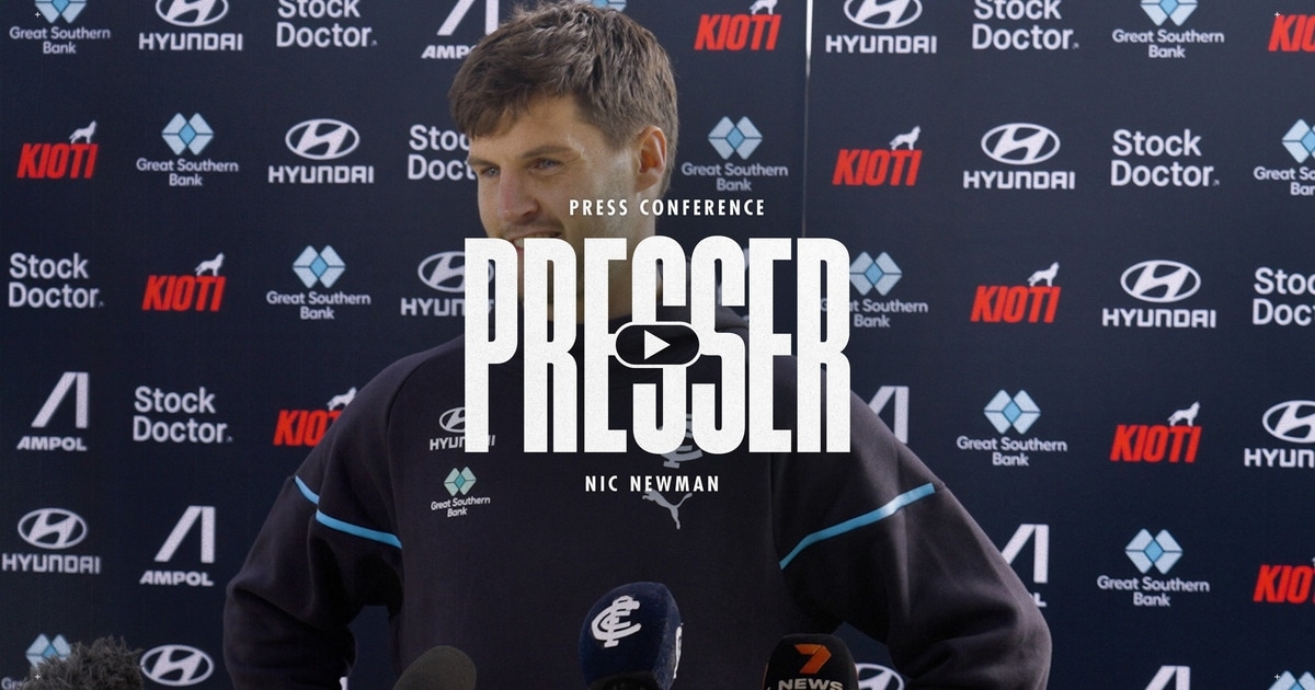Nic Newman Press Conference