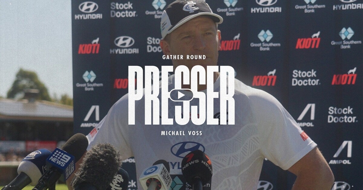 Voss previews Gather Round clash with Fremantle