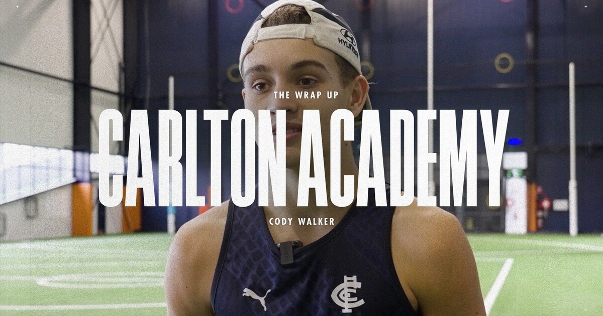 Cody Walker wraps up Carlton Academy week