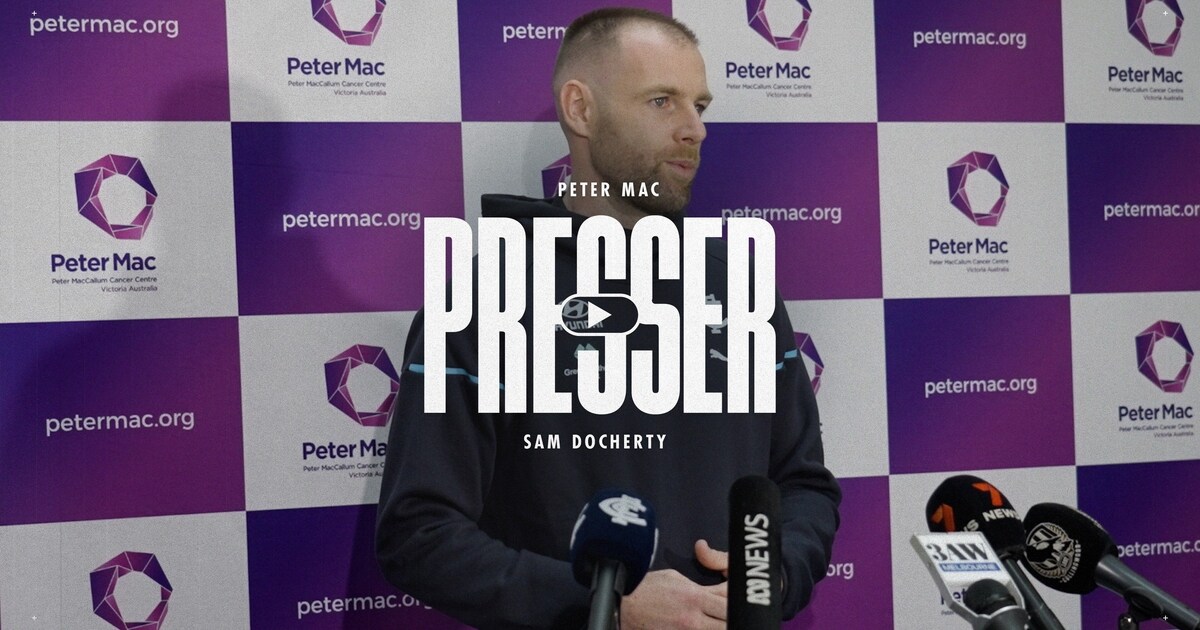 Press conference: Docherty on what Peter Mac Cup means